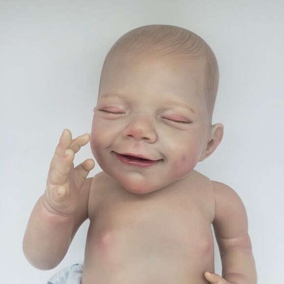 Reborn | Toys | Reborn Baby Doll Girl Eyes Closed Smiley Dimple Full ...